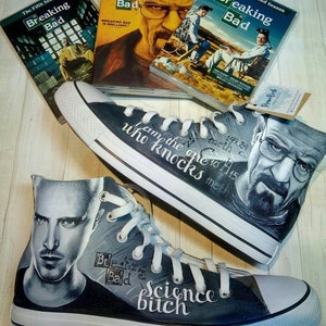 Breaking Bad Custom Hand Painted Converse Shoes,hand Painted Shoes ...