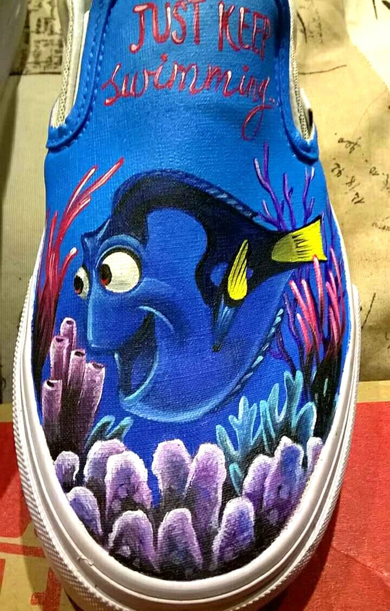 Finding Nemo Disney Shoes Custom Vans Hand Painted Shoes | Etsy