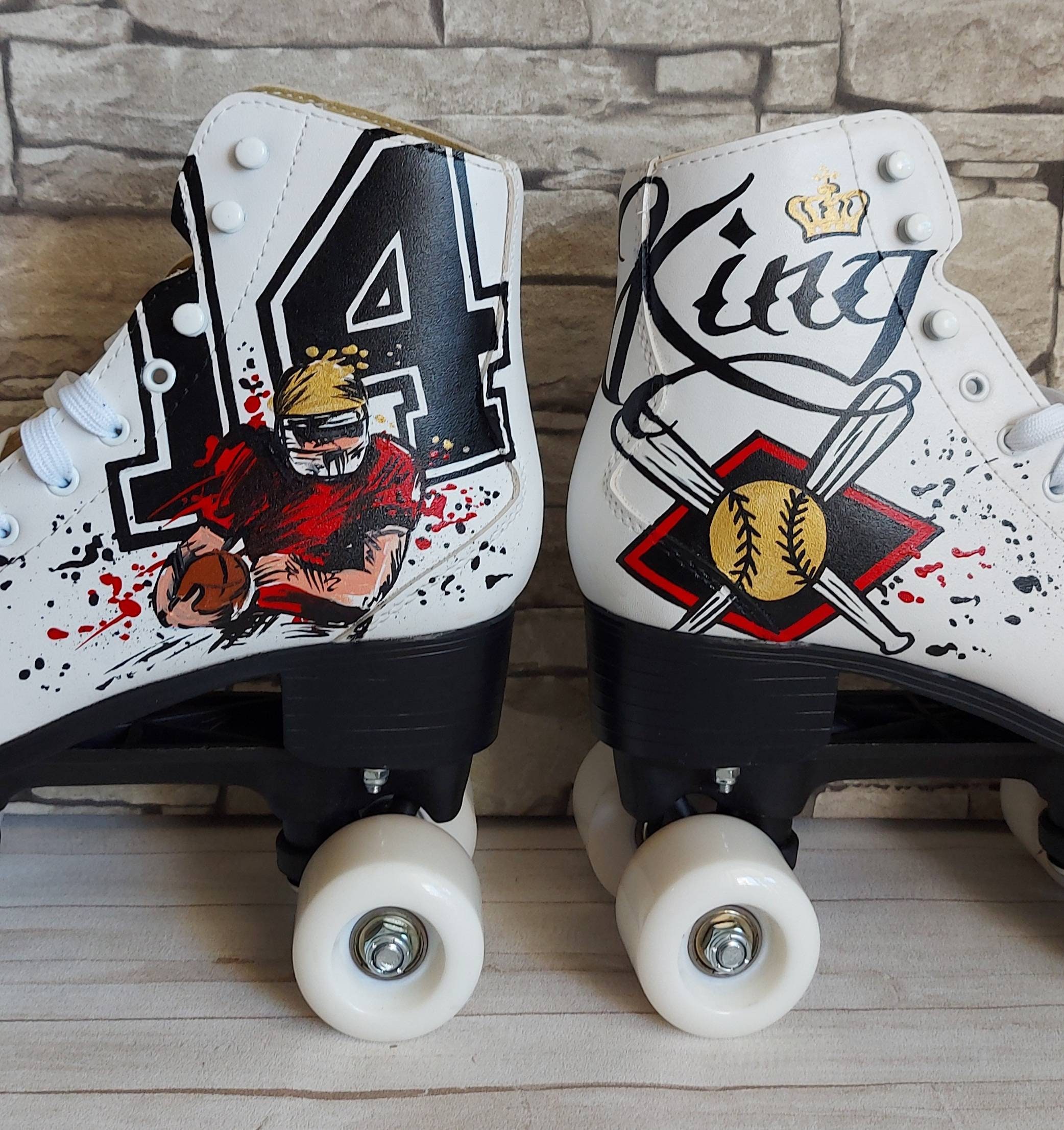Hand-painted Galaxy Quad Skates: Custom Abstract Roller Skates - Etsy