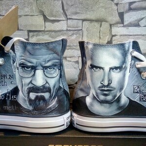 Breaking Bad Custom Hand Painted Converse Shoes,hand Painted Shoes ...