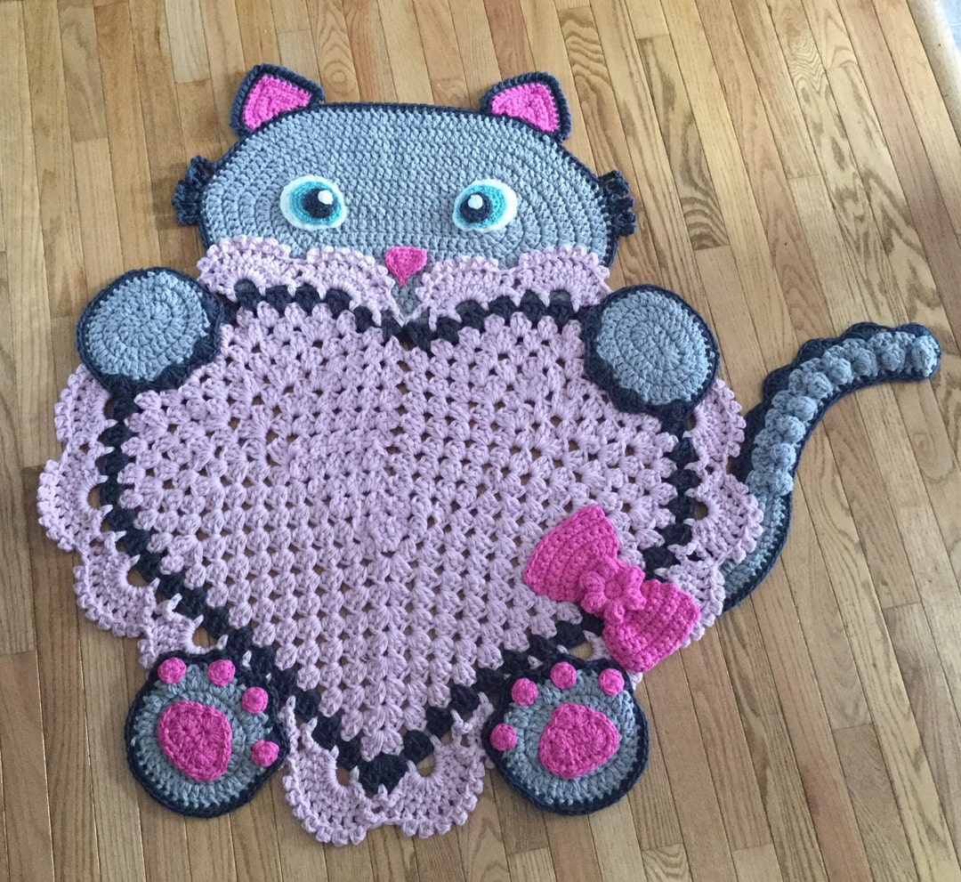 Crochet Cat Rug Pattern Free at Eva Camfield blog