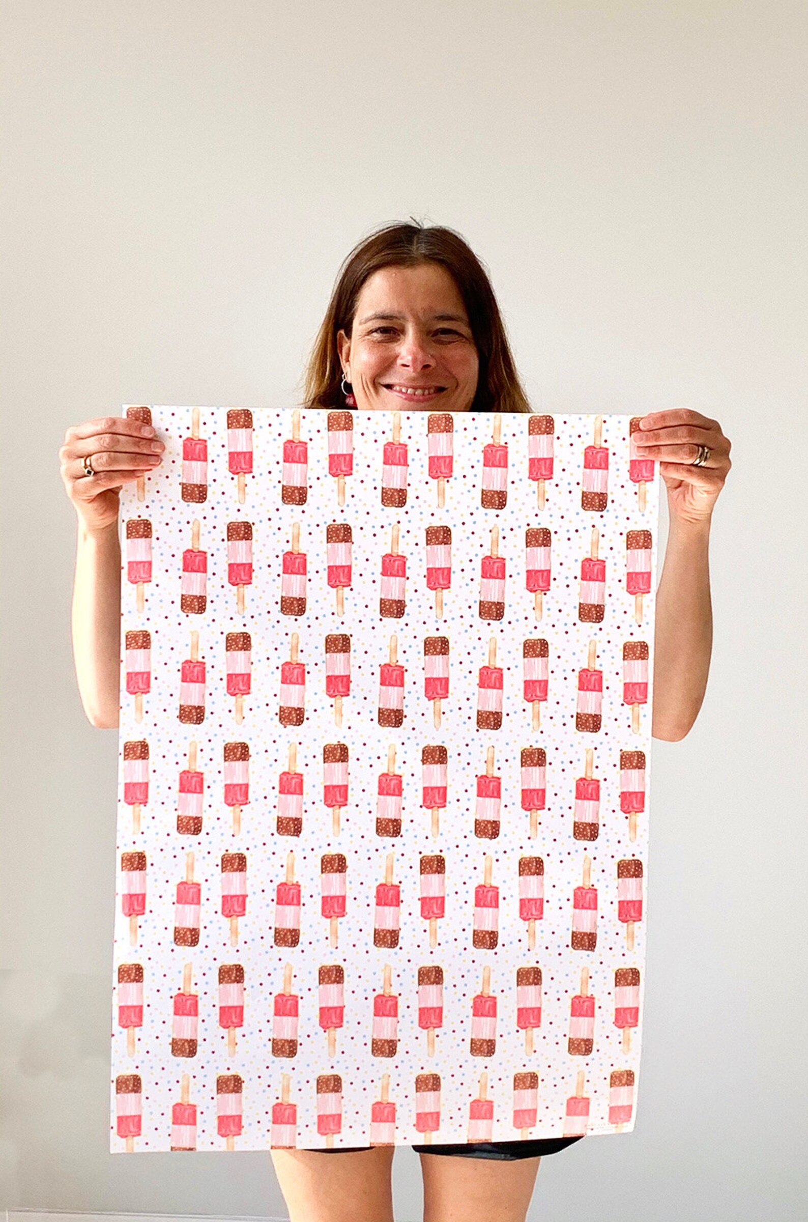 Lollipop Gift Wrap Fab Ice Lolly Summer Fun Wrapping - Etsy Ireland