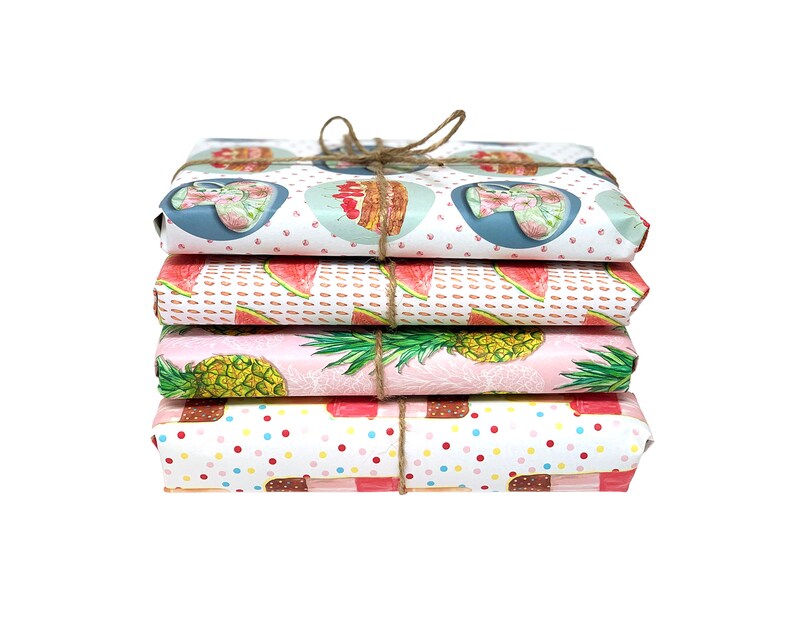 Watermelon Gift Wrap, Seeds, Fruit, Foodie, Summer, Fun, Wrapping Paper ...