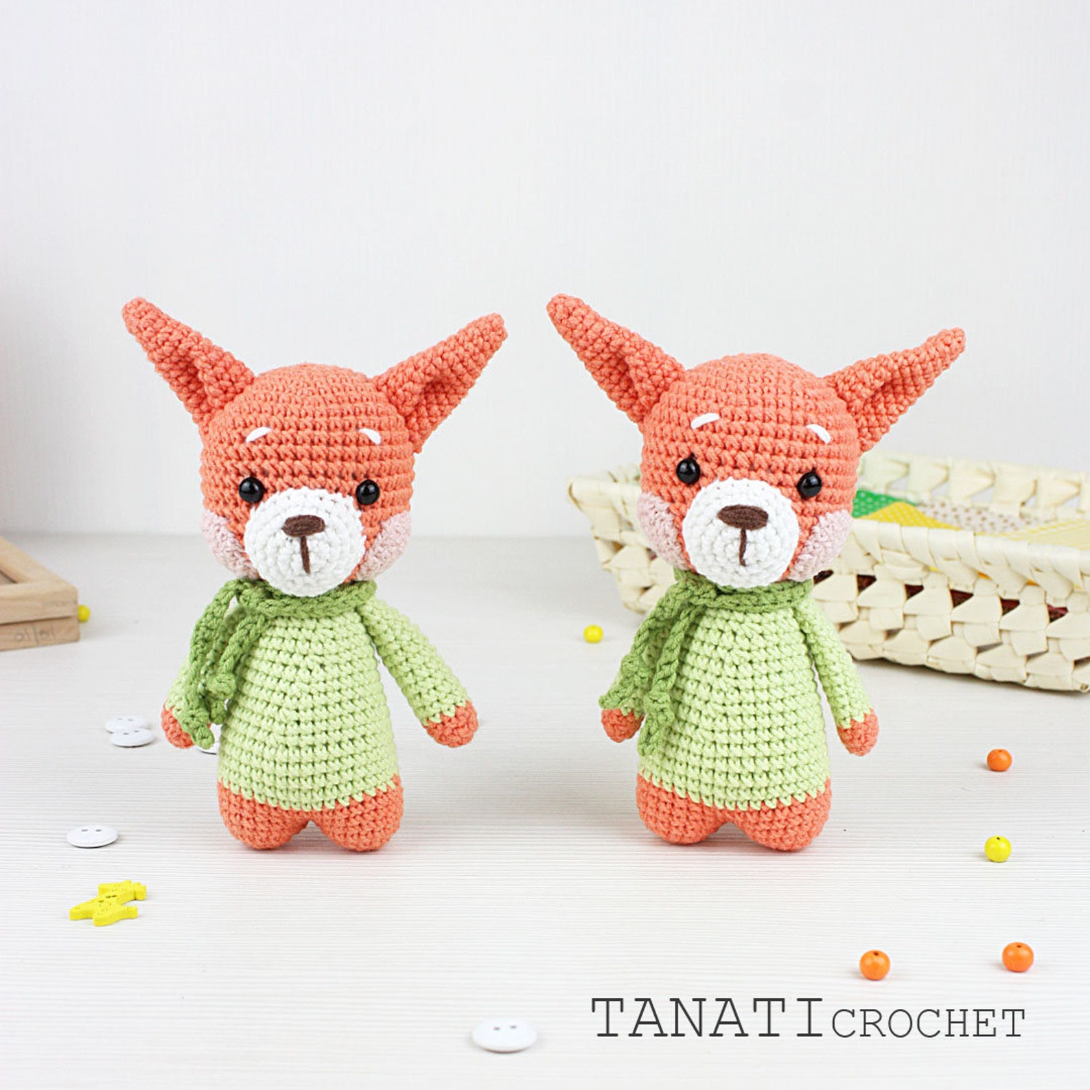 Mini Squirrel Pattern Amigurumi Crochet Toy | PDF Pattern Crochet Soft ...