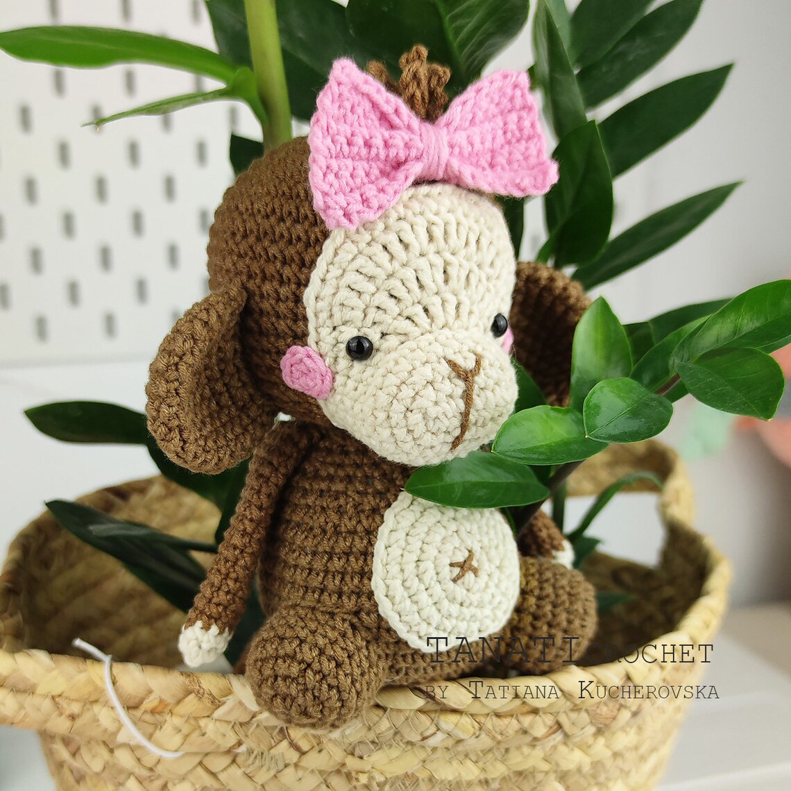 Monkey Crochet Pattern/hatching Bag/amigurumi Crochet Pattern - Etsy