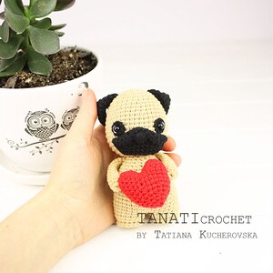 CROCHET PATTERN “mini Pug” (tutorial, PDF File) - Etsy