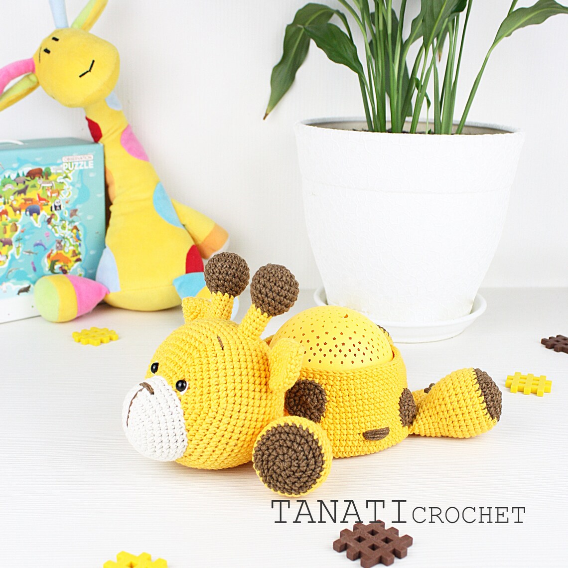 Crochet Pattern - Night Light Giraffe/projector Star - Etsy