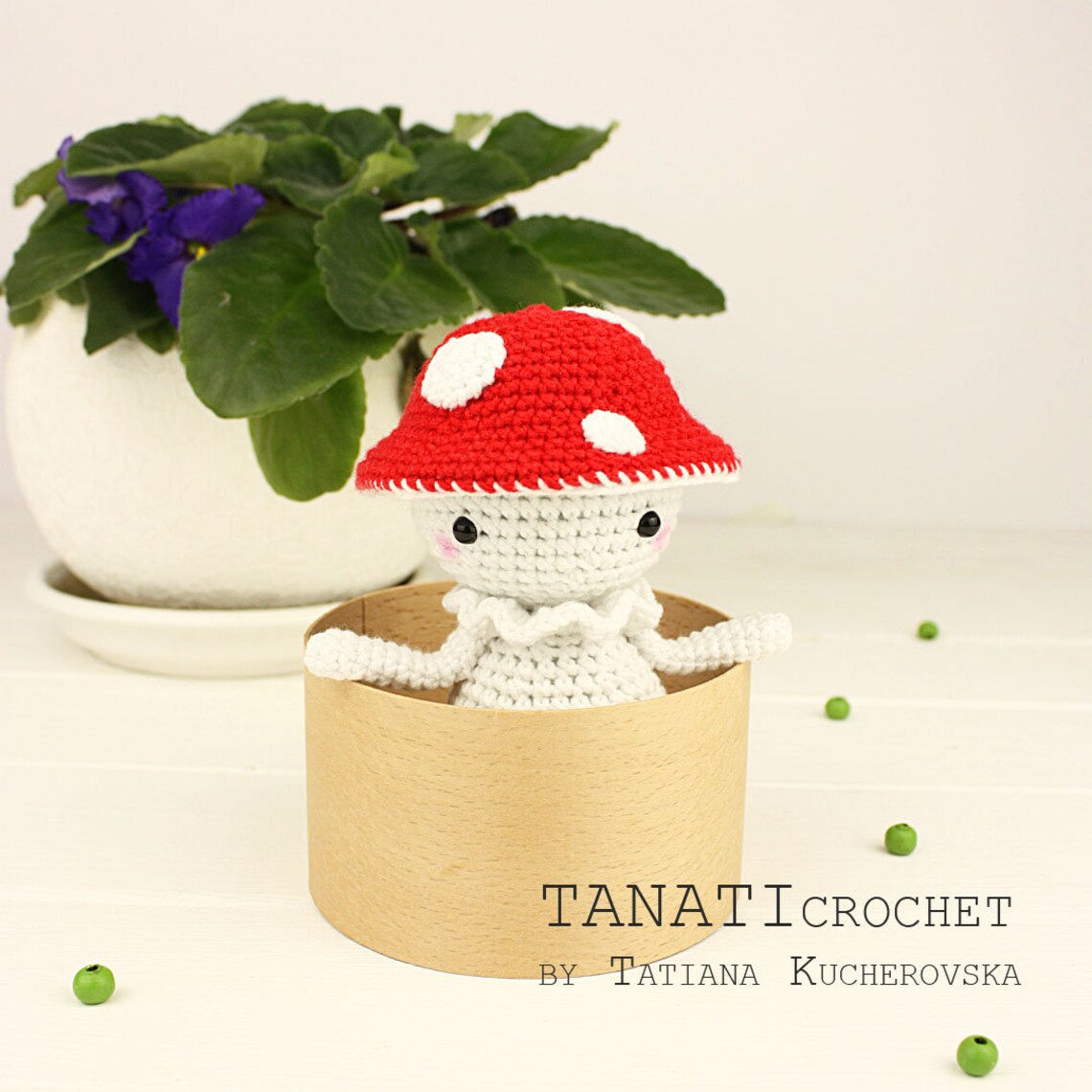 CROCHET PATTERN “mini Mushroom” (tutorial, PDF File) - Etsy UK
