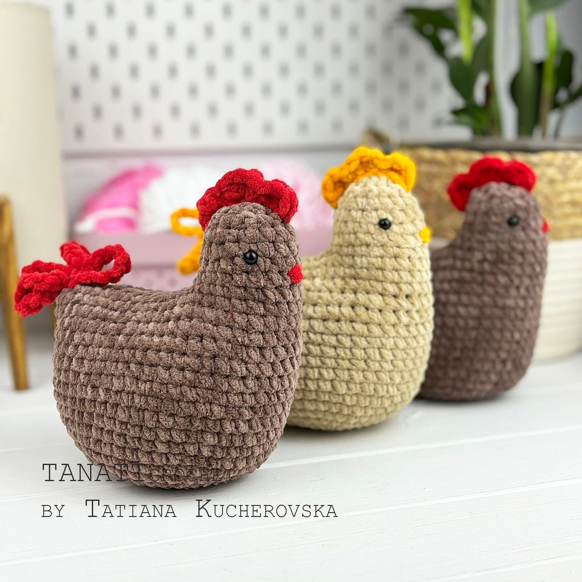 Chicken Crochet Pattern/easter Pattern/chicken Pattern (tutorial, PDF ...