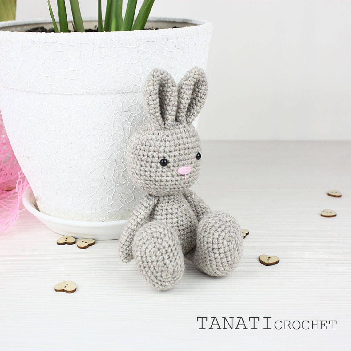 Crochet Pattern BUNNY (tutorial PDF File) - Etsy UK