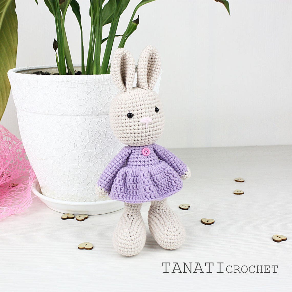 Crochet Pattern BUNNY tutorial PDF File - Etsy