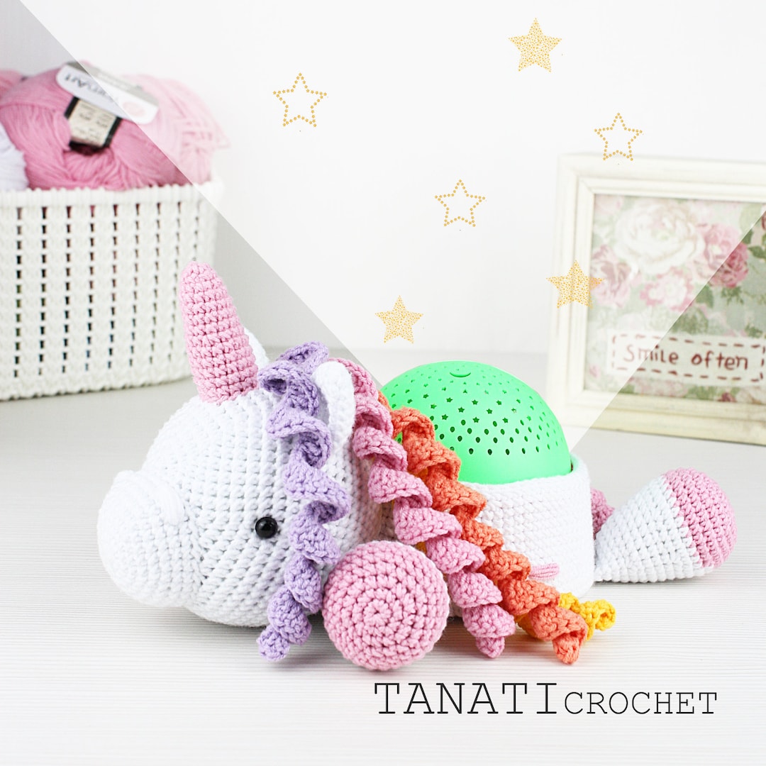 Crochet Pattern - Night Light Unicorn/projector Star - Etsy