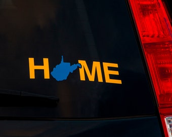 West Virginia Window Decal - Etsy