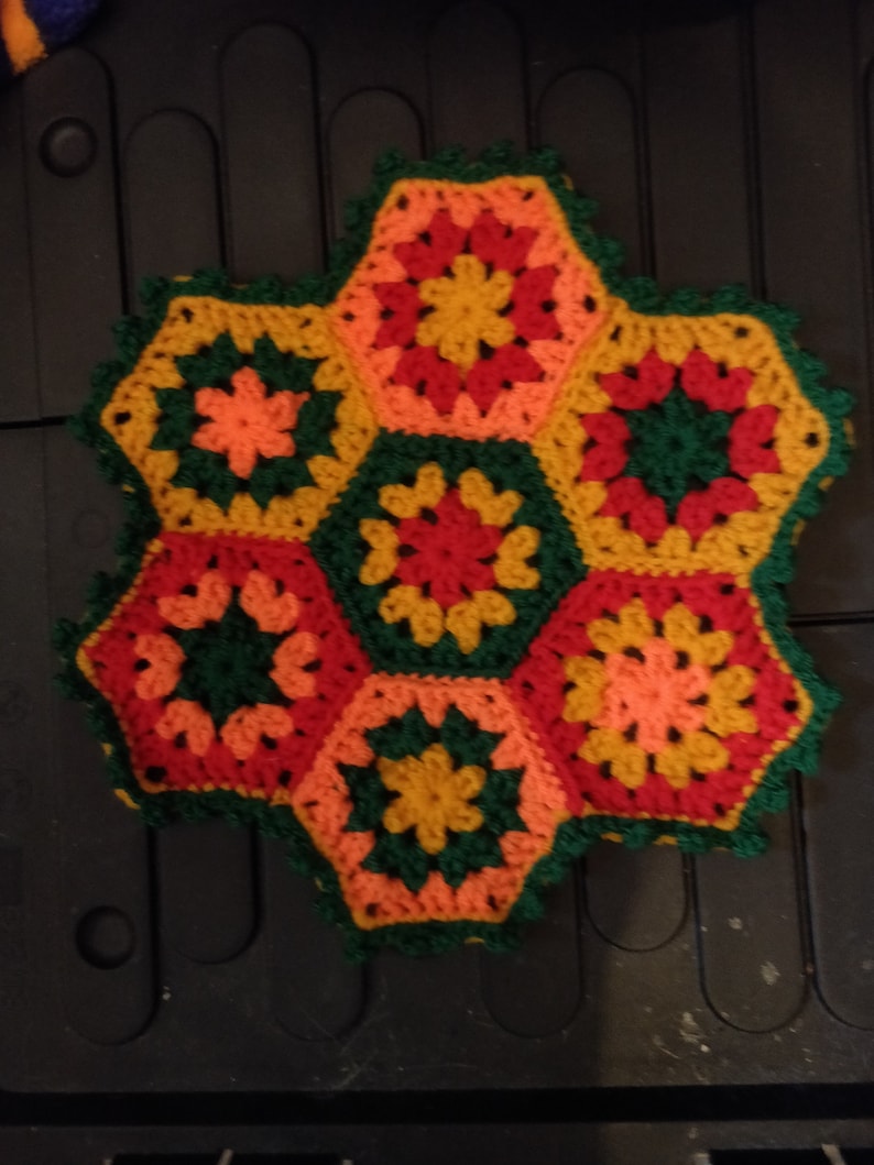 Hexagonal Table Mat - Etsy