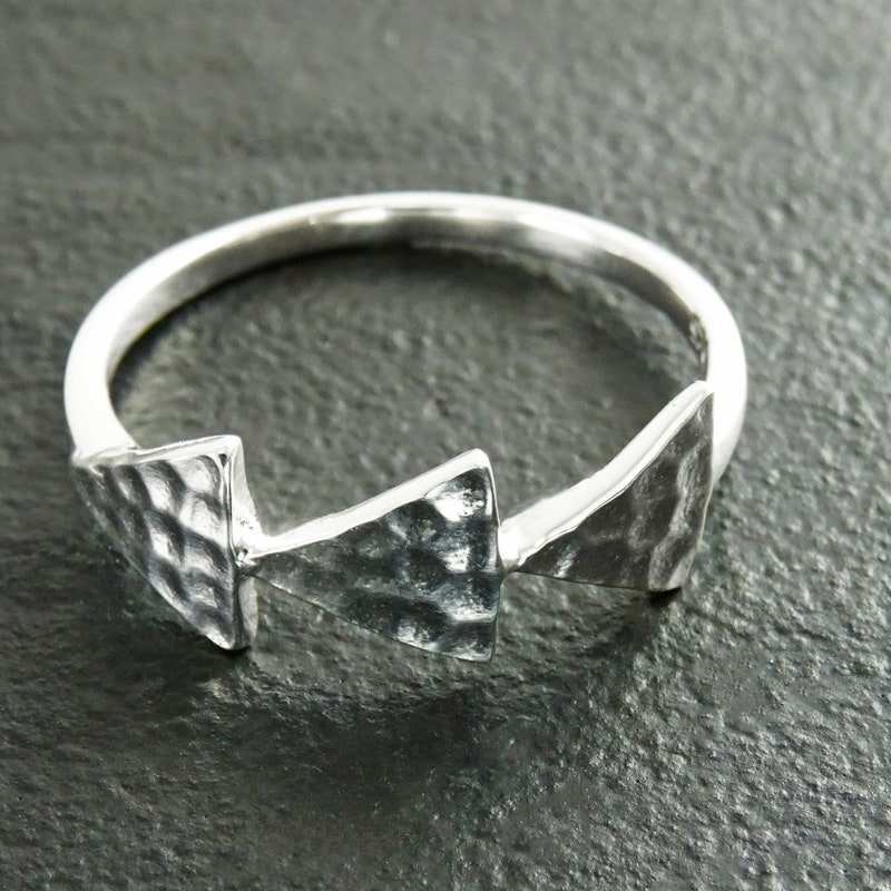 Triangle Ring - Etsy UK