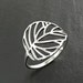 Leaf Ring, Sterling Silver, Rubber Ficus Plant Ring, Filigree Branch ...
