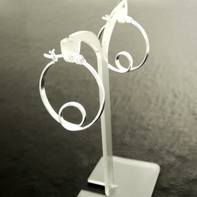 Swirl Earrings - Etsy