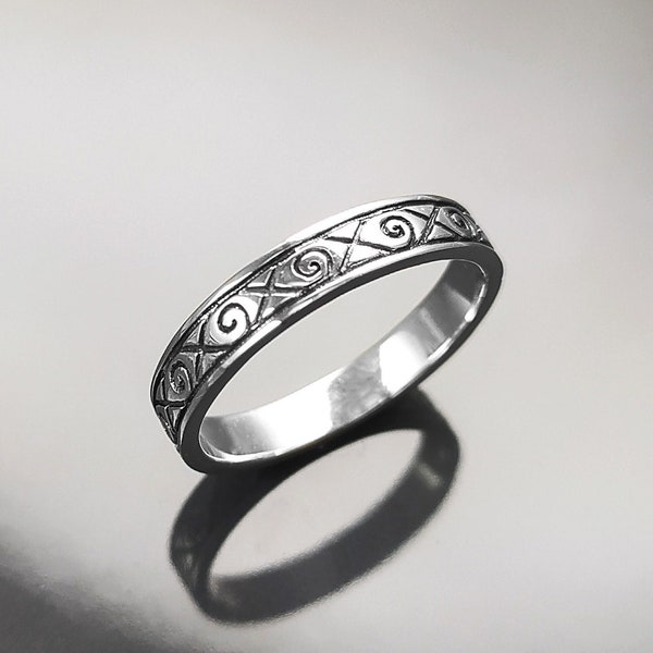 Viking Wedding Rings Sterling Silver - Etsy
