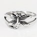 Dragonfly Ring, Sterling Silver, Boho Ring, Damselfly Ring, Flying ...
