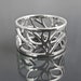 Sterling Silver Tree of Life Filigree Ring, Engraved Leaf Band Jewelry ...