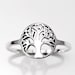 Tree of Life Ring, Engraved Tree Ring in Sterling Silver, Bridesmaid ...