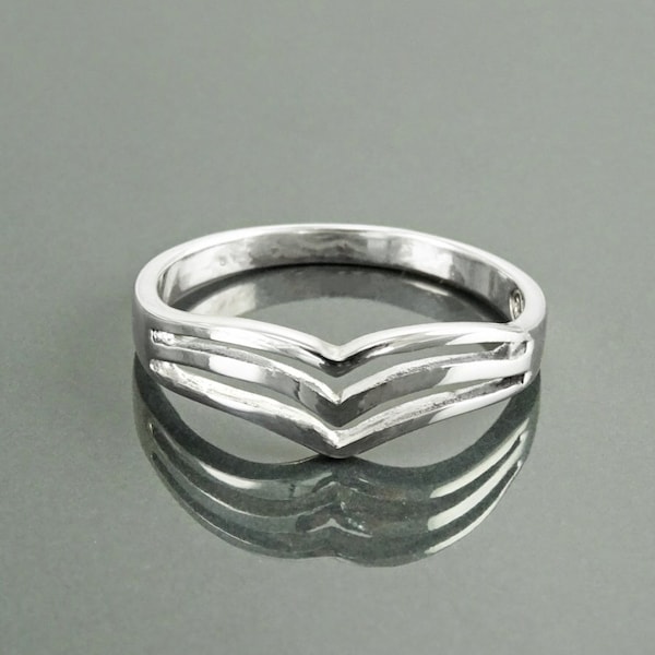 Chevron Ring - Etsy