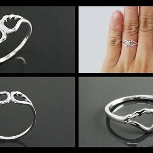 Dainty Wings Ring, Sterling Silver, Angel Wing Ring, Angels Jewelry ...