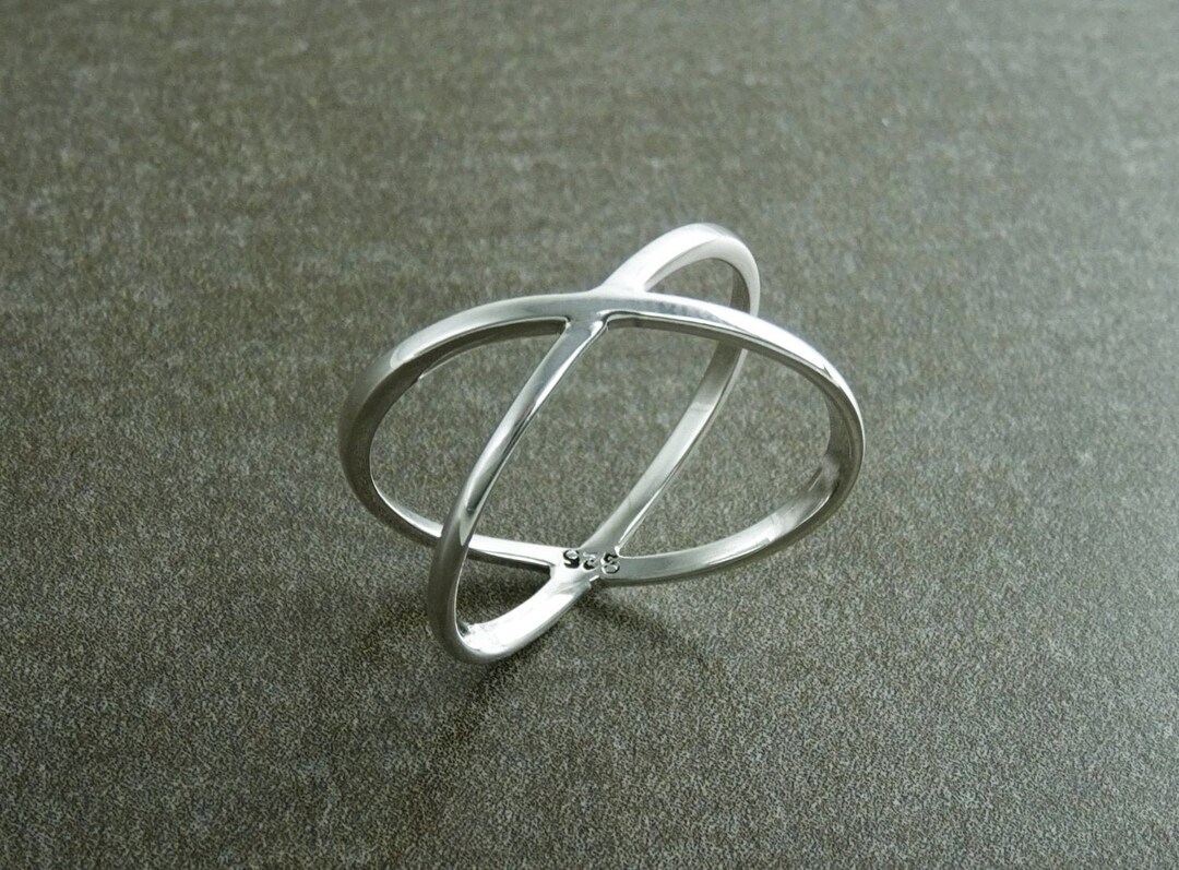 Criss Cross Ring, Silver X Ring, Cross Ring, Popular X Ring, X-ring ...