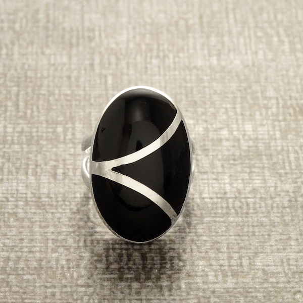 Modern Silver Ring - Etsy