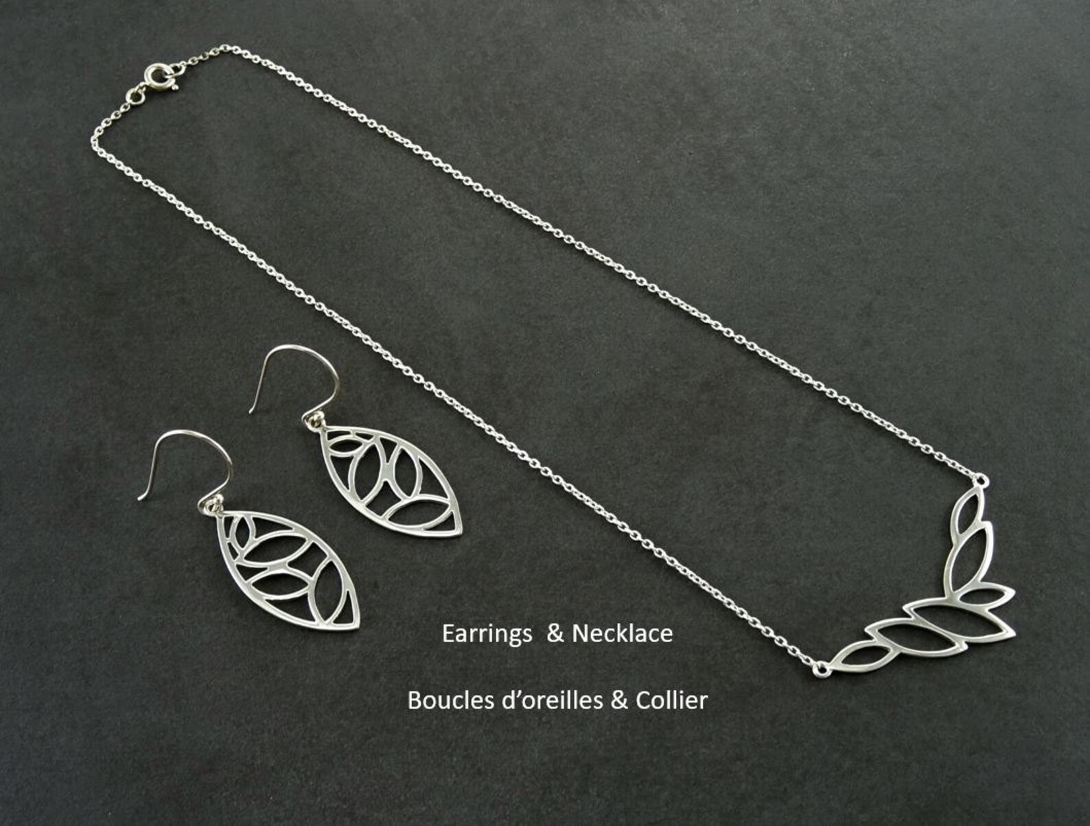 Leaves Collar Sterling Silver 925 Horizontal Leaf Skeleton - Etsy