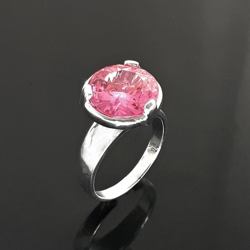 Pink Stone Ring - Etsy