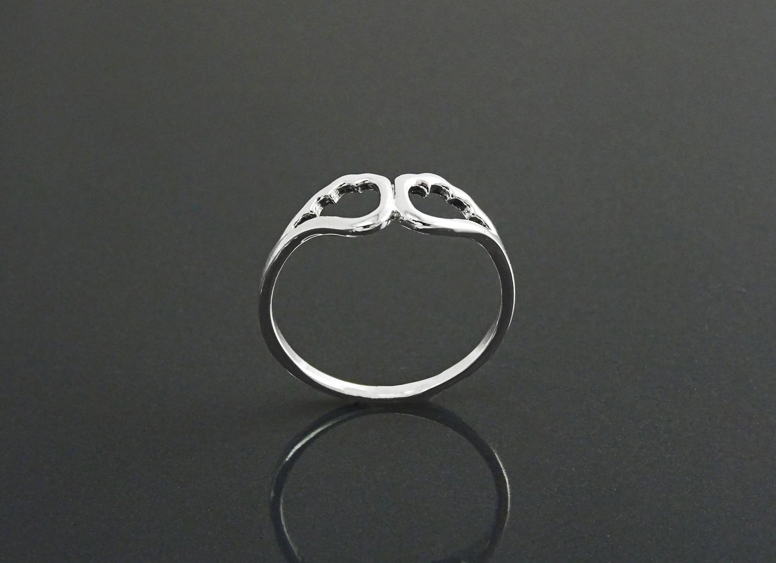 Dainty Wings Ring Sterling Silver Angel Wing Ring Angels | Etsy