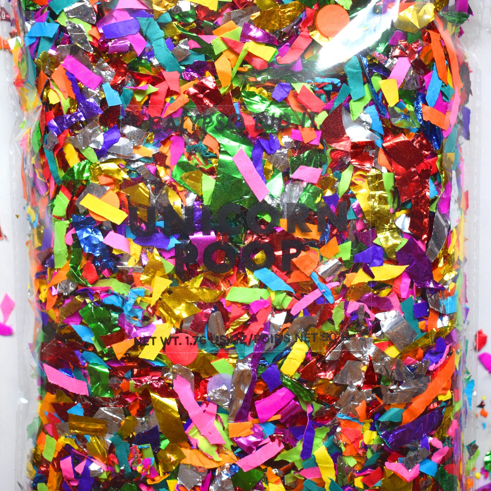 Unicorn Poop Confetti Biodegradable Rainbow Confetti | Etsy UK