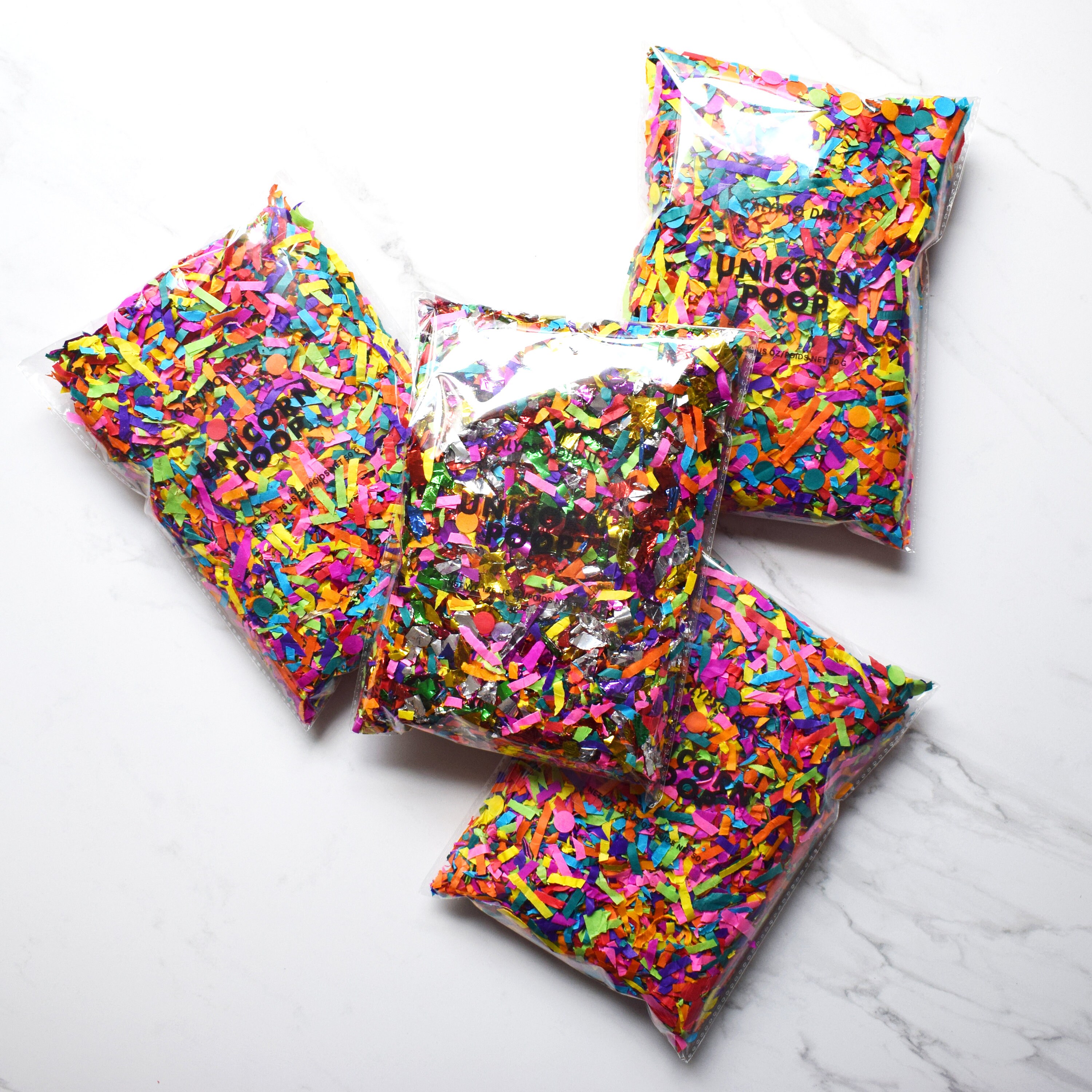 Unicorn Poop Confetti Biodegradable Rainbow Confetti - Etsy UK