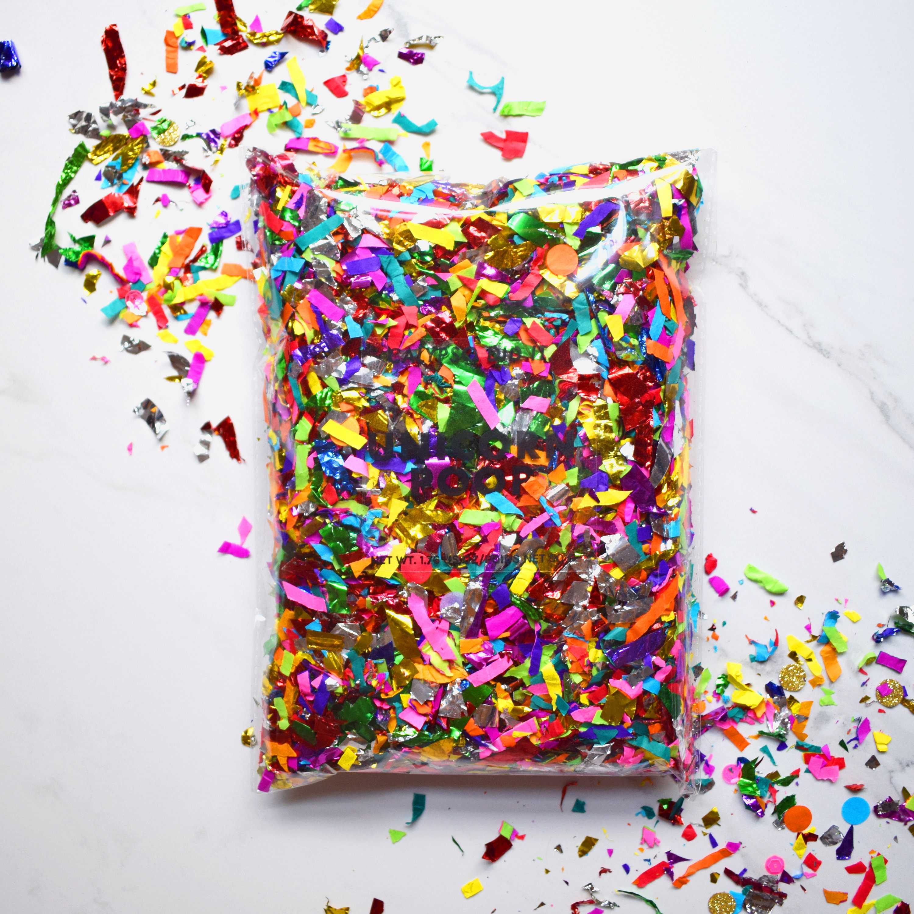 Unicorn Poop Confetti Biodegradable Rainbow Confetti | Etsy UK