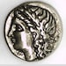 Greece Greek Crete God Apollo Labyrinth Knossos Stater Silver Plated ...