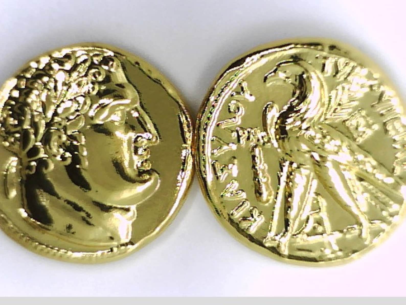 A Lot of 30 Gold Plated 24K Judas Shekel Jewish Eagle Tyre - Etsy