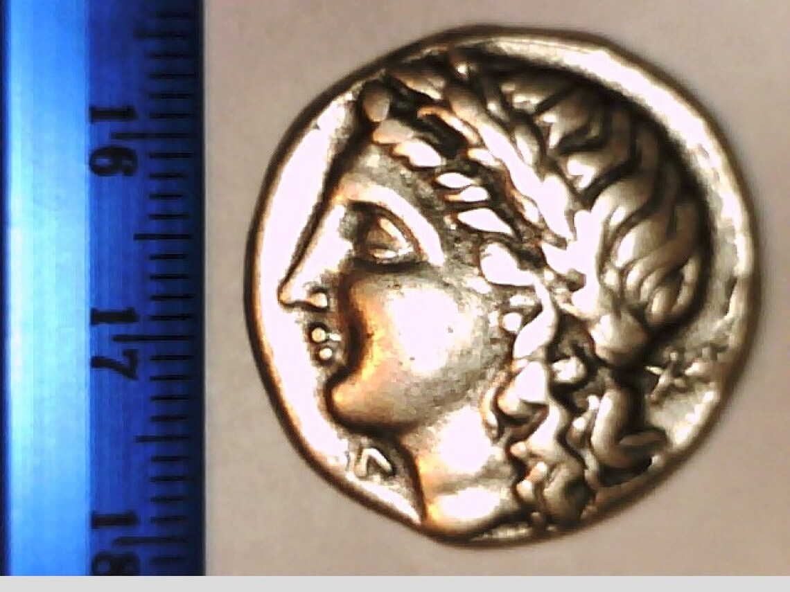 GREECE GREEK CRETE King Minos Knossos Minotaur Labyrinth Stater Silver ...