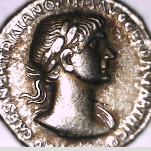 Roman Empire Imperial Emperor Trajan Rome Mint Denarius Coin ...