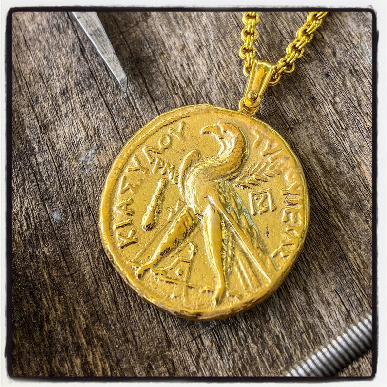 The Famous Judas Shekel in 24K Gold Plated Sterling Solid | Etsy