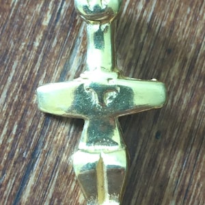 24K Gold Plated Cross Like Ancient Fertility Idol Pomos Cyprus in ...