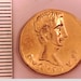 24K Gold Plate Italy Roman Empire Imperial Emperor Augustus Rome Aureus ...