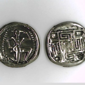 Greece Greek Crete King Minos Knossos Minotaur Labyrinth Stater Silver ...