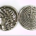 Greece Greek Crete God Apollo Labyrinth Knossos Stater Silver Plated ...
