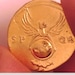 24K Gold Plate Italy Roman Empire Imperial Emperor Augustus Rome Aureus ...
