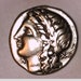 Greece Greek Crete God Apollo Labyrinth Knossos Stater Silver Plated ...