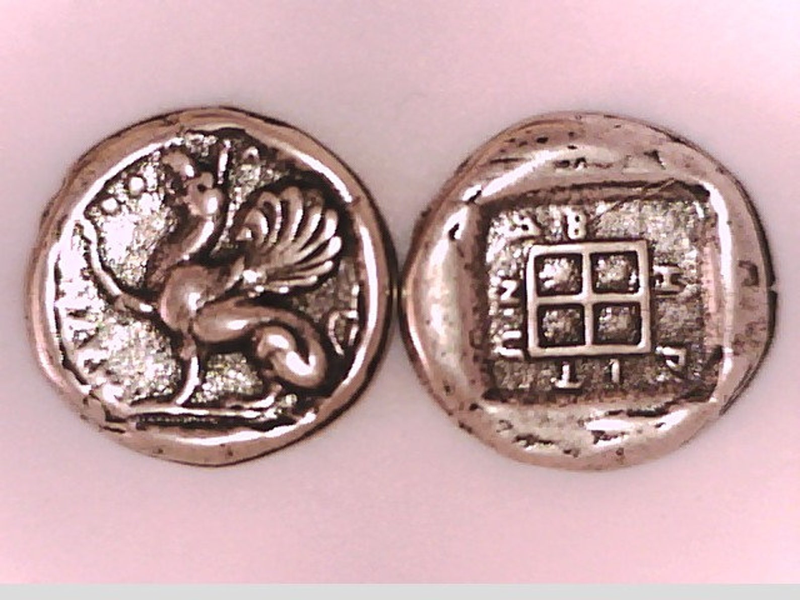 Greece Greek Thrace Abdera Tetradrachm Coin Griffin Left | Etsy