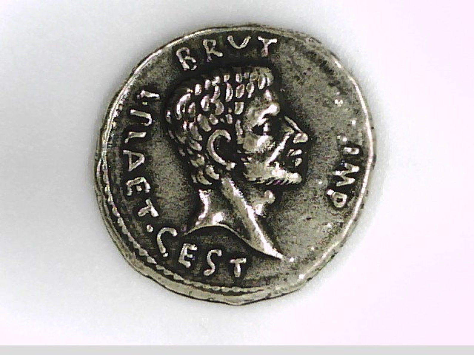 Roman Empire Emperor Brutus Denarius Northern Greece Mint Coin Liberty ...