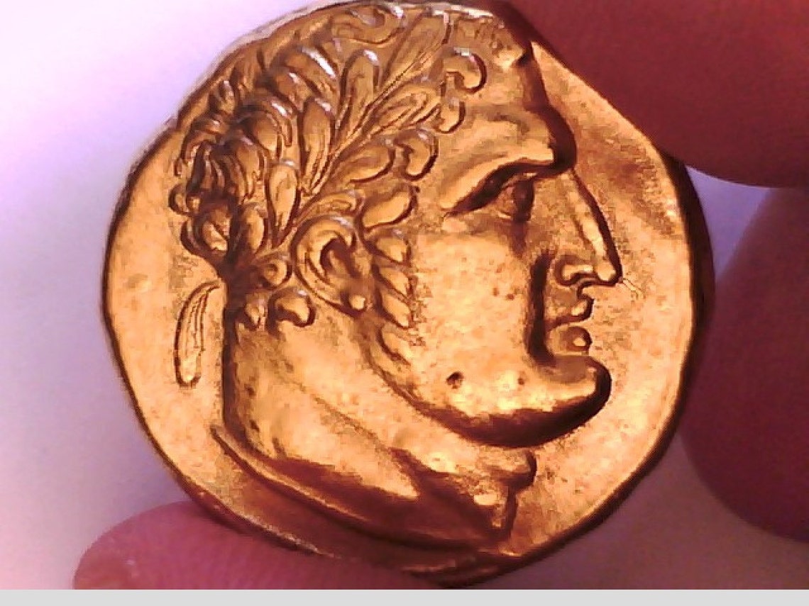 A lot of 30 Gold Plated 24K Judas Shekel Jewish Eagle Tyre | Etsy