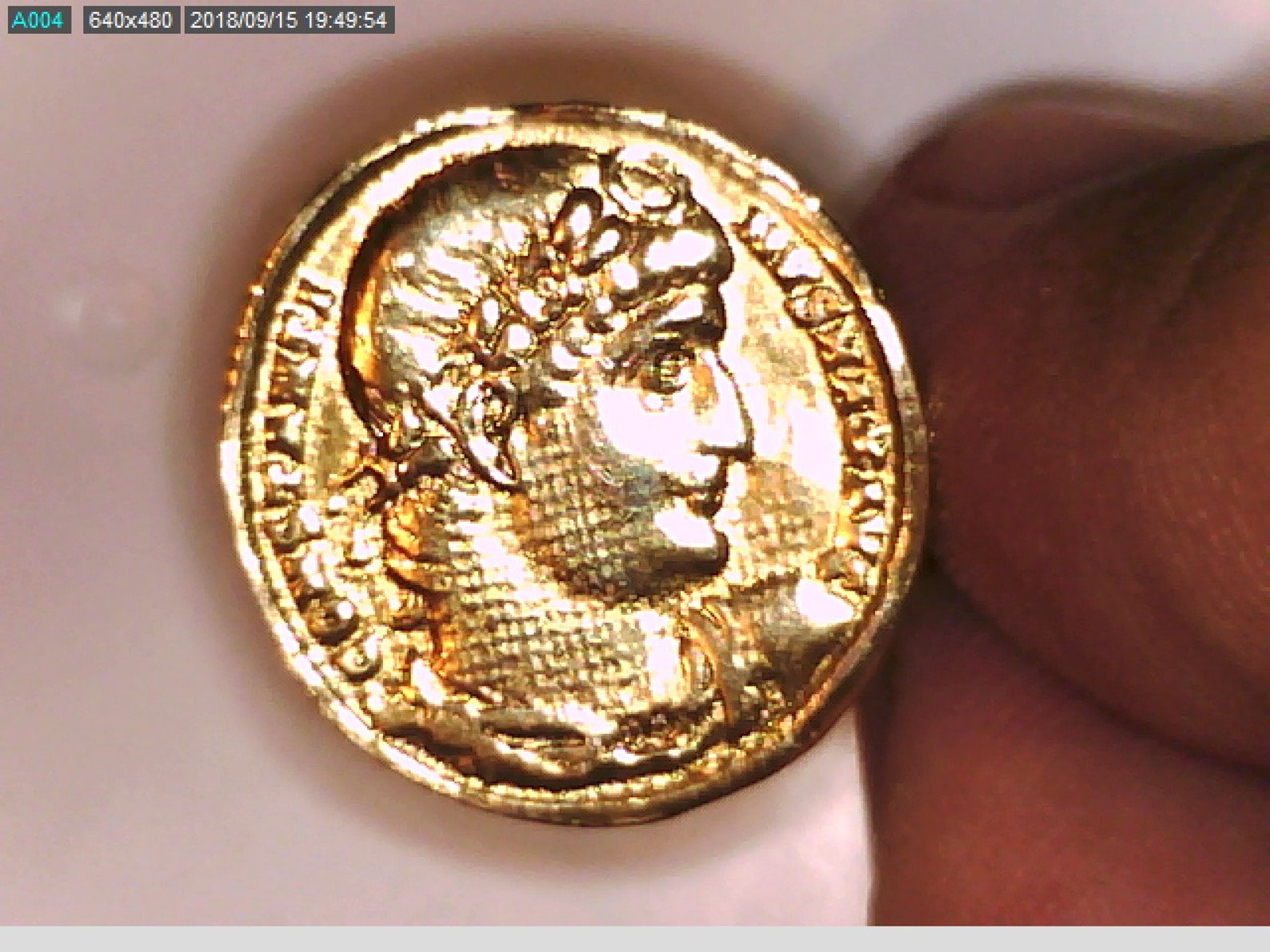 24K Gold Plated Roman Emperor Constantine the Great Museum | Etsy